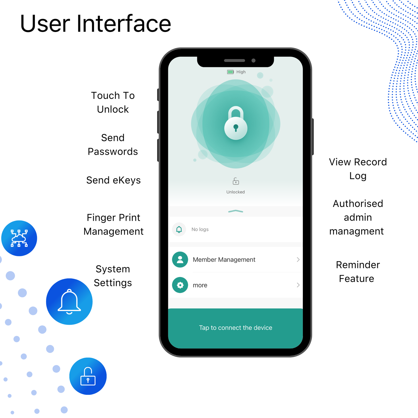 Blusafe Apollo Black - Keyless Door Handle for Home Security, Finger P – Blusafe Solutions Uk
